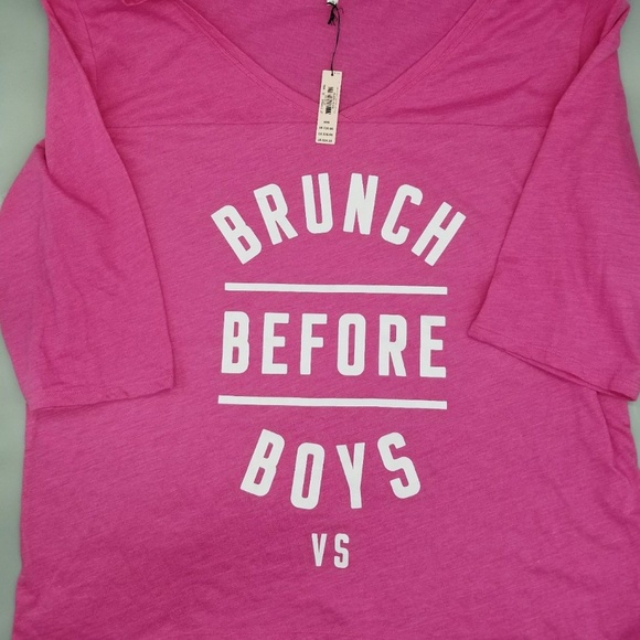 Victoria's Secret | Tops | Victorias Secret Angle Shirt Brunch Before ...